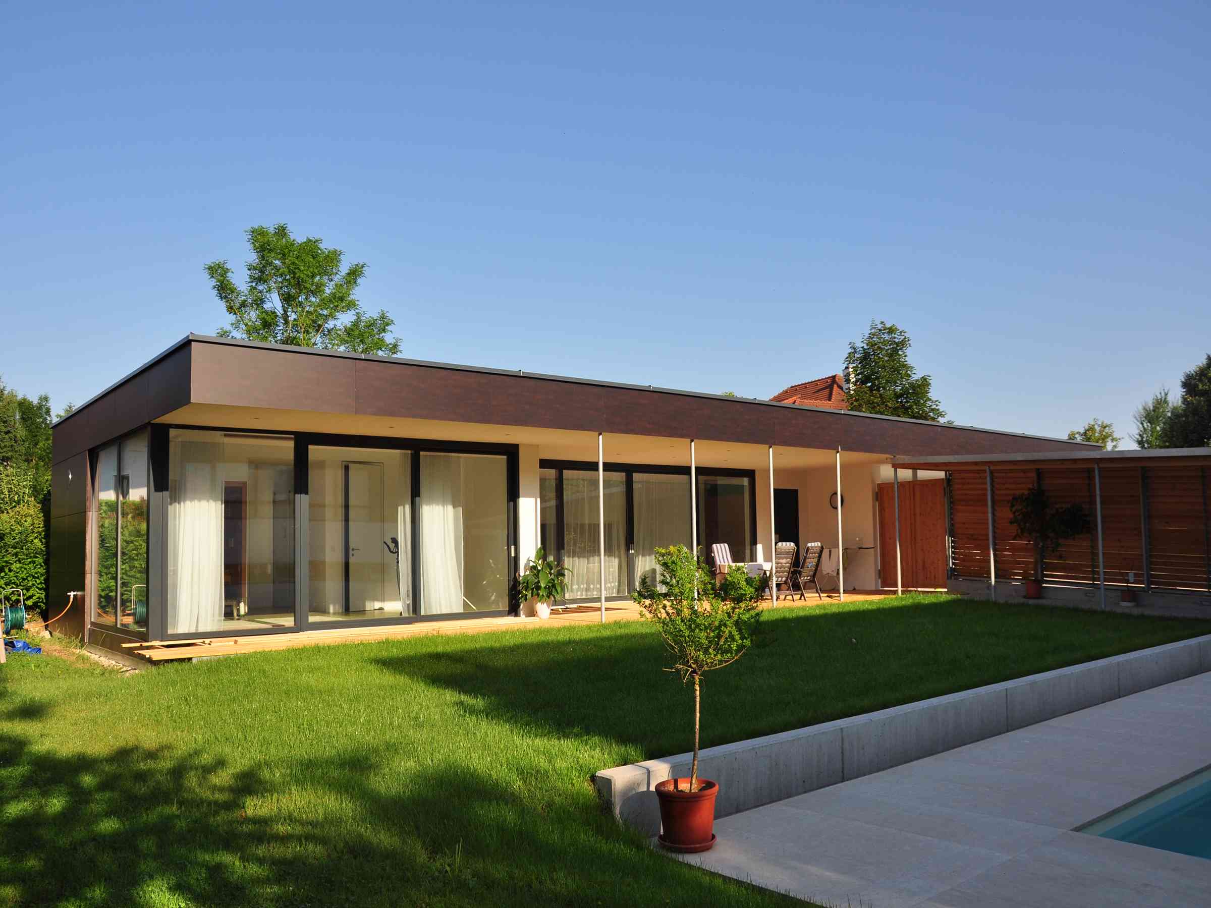 Poolhaus Gadern-Taufkirchen - Weisshaidinger Holzbau GmbH