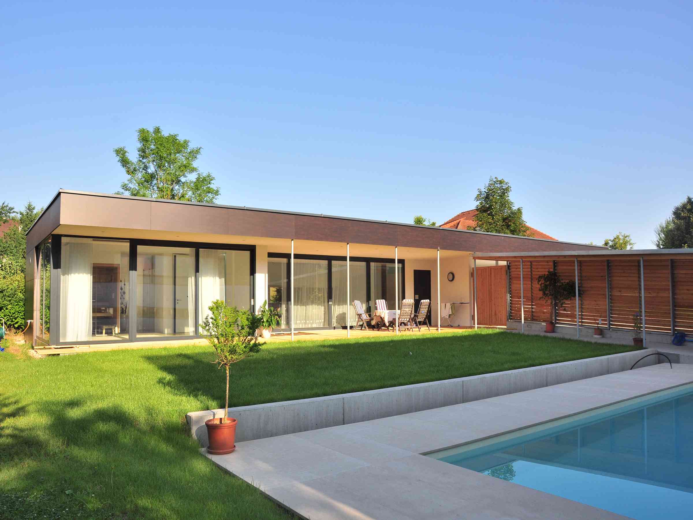 Poolhaus Gadern-Taufkirchen - Weisshaidinger Holzbau GmbH